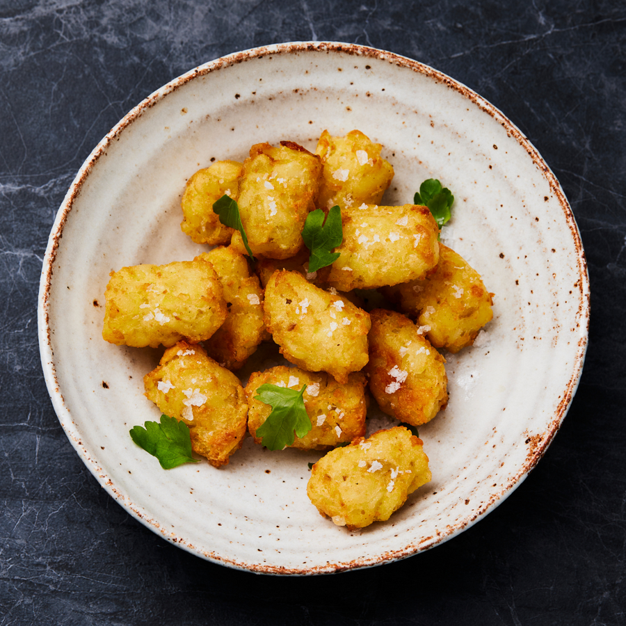 Cheddar Cheese Potato Crunchies – Potato Utopia