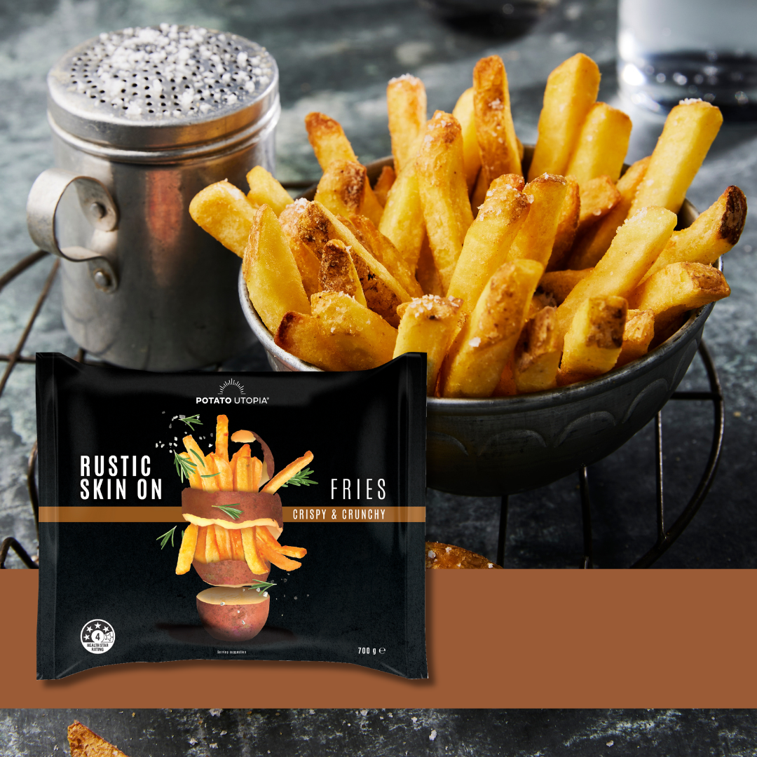 Rustic "Skin On" Fries – Potato Utopia